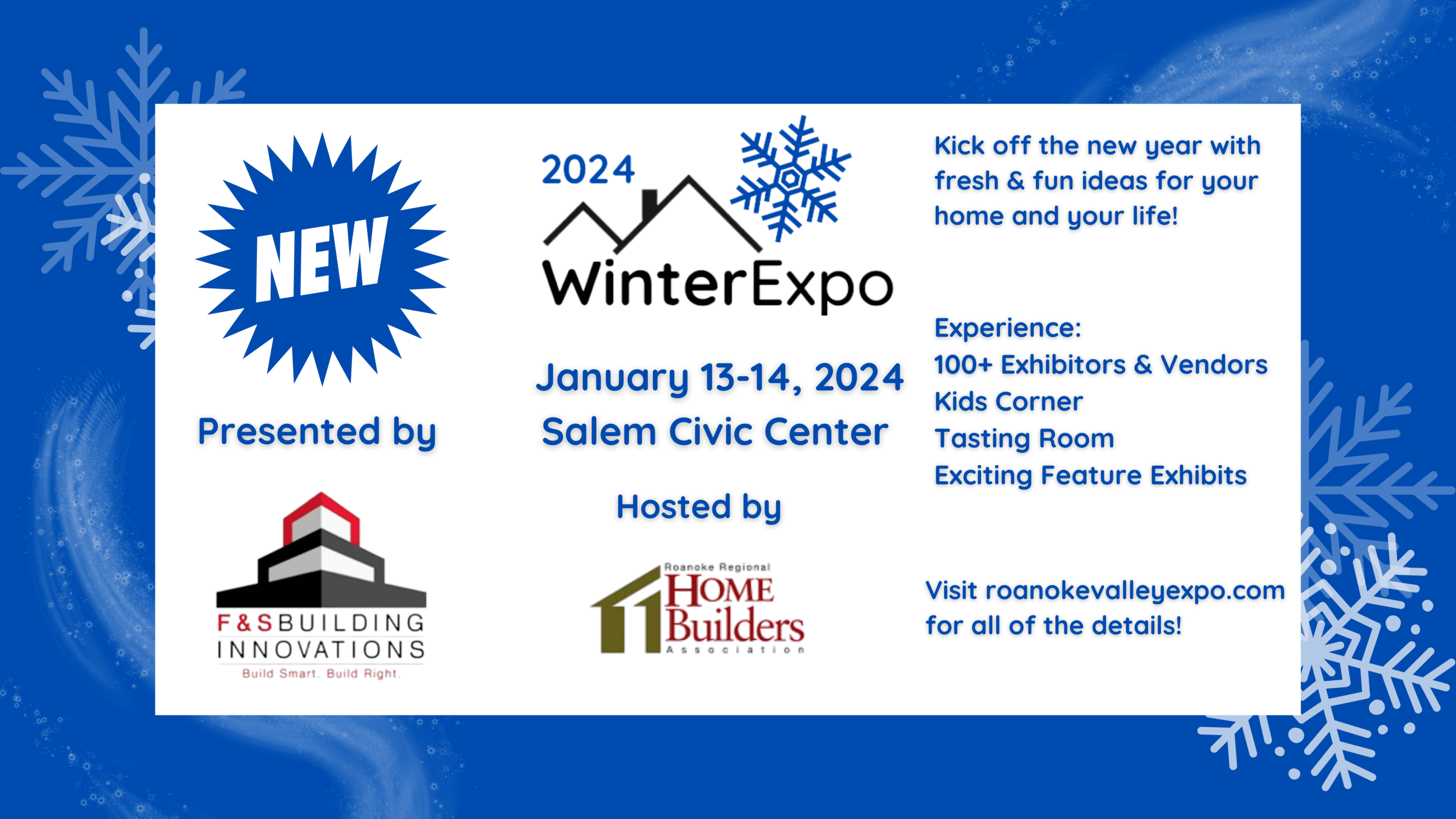 Calendar • 2024 Winter Expo (Formerly the Spring Home Show)